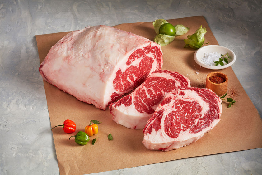 Natural Prime Boneless Half Ribeye – Creekstone Farms Premium Beef LLC