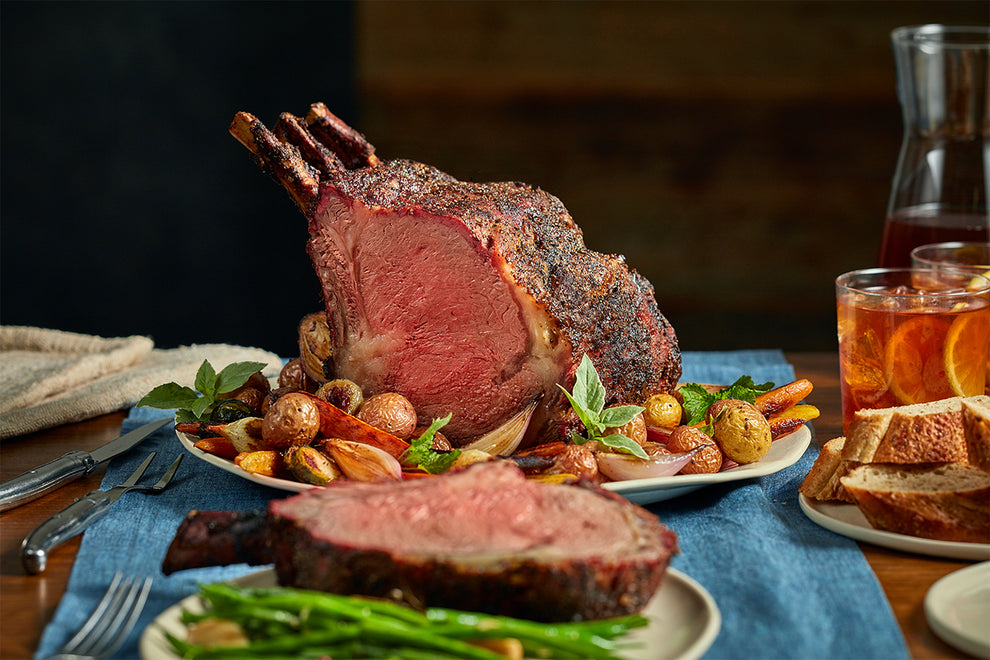 Natural Prime Bone-in Rib Roast (3 Bone) – Creekstone Farms Premium ...
